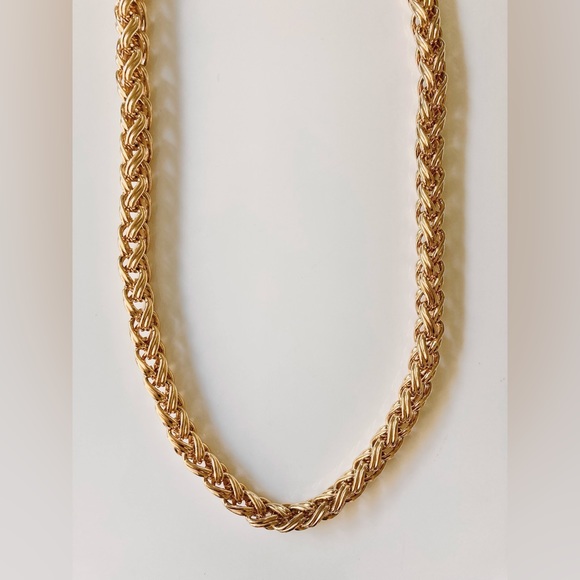 Napier | Jewelry | Vintage Napier Twisted Gold Tone Double Rope Chain ...